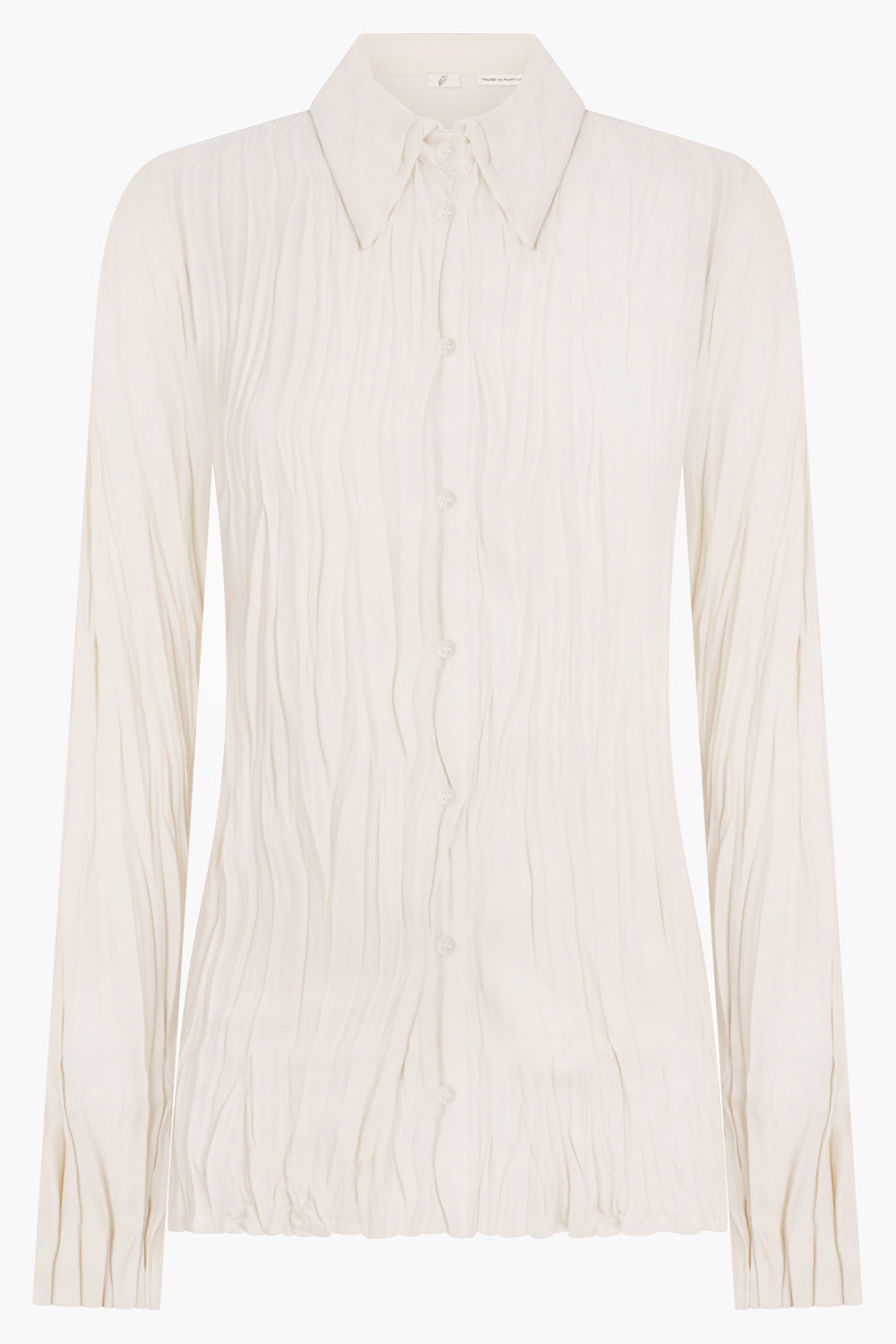 MAISIE PLISSE SHIRT | CREAM – Parlour X