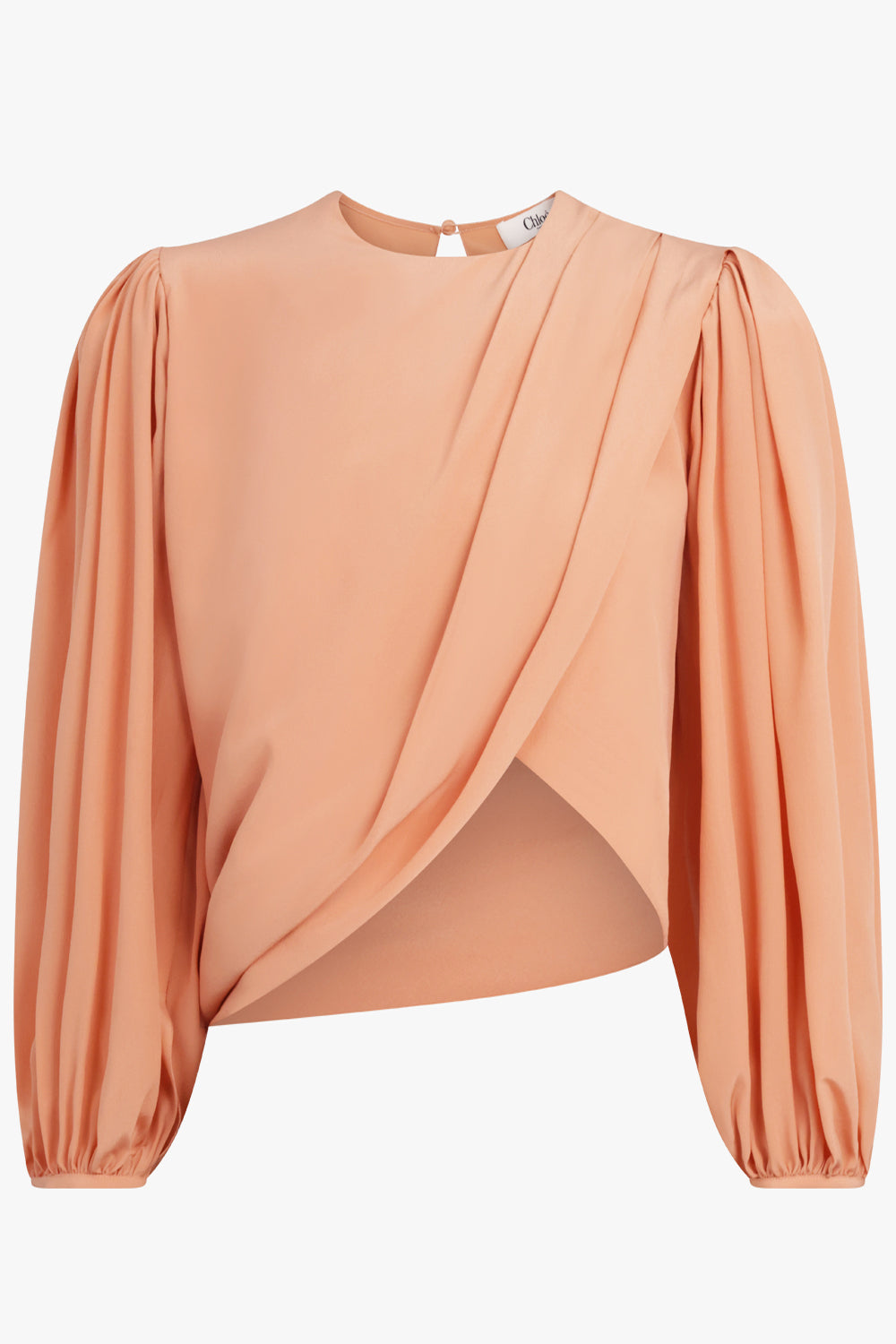 Drape Front Blouse | Blushy Pink – Parlour X