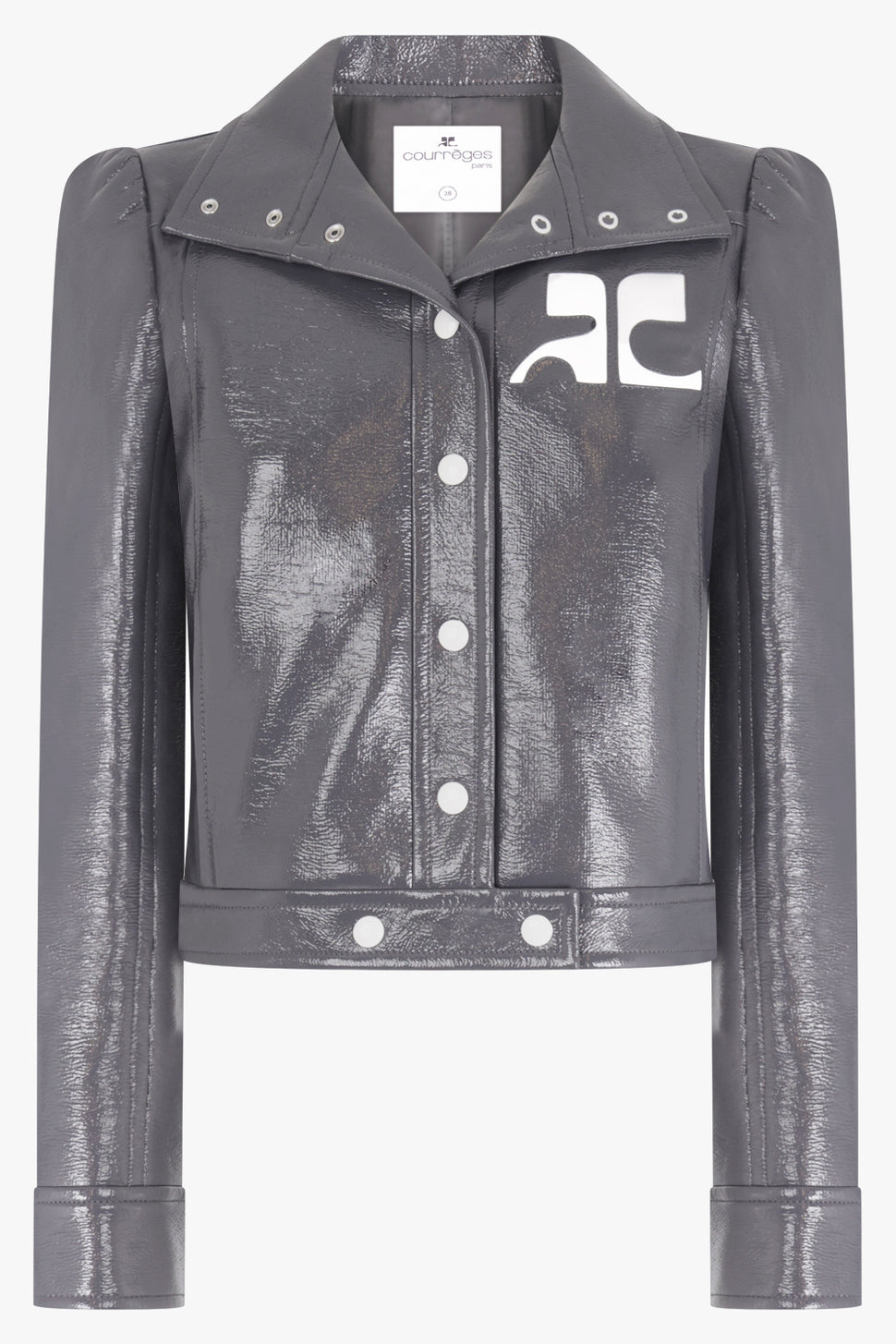 VINYL RE-EDITION LOGO JACKET | STEEL GREY – Parlour X