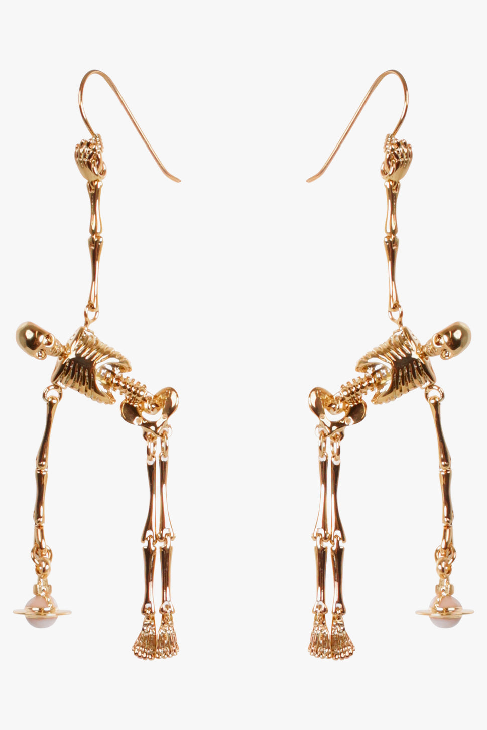 Skeleton Earrings | Gold – Parlour X