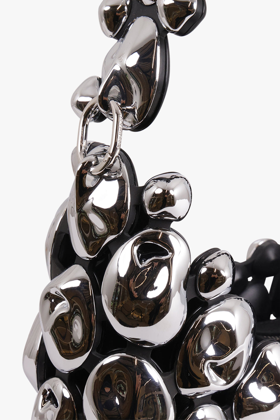 Stone Cloud Medium Bag | Silver/Black – Parlour X