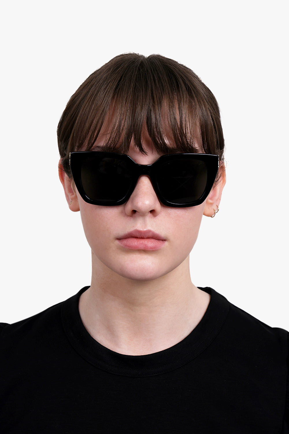 SL M143 Square Frame Sunglasses | Black – Parlour X