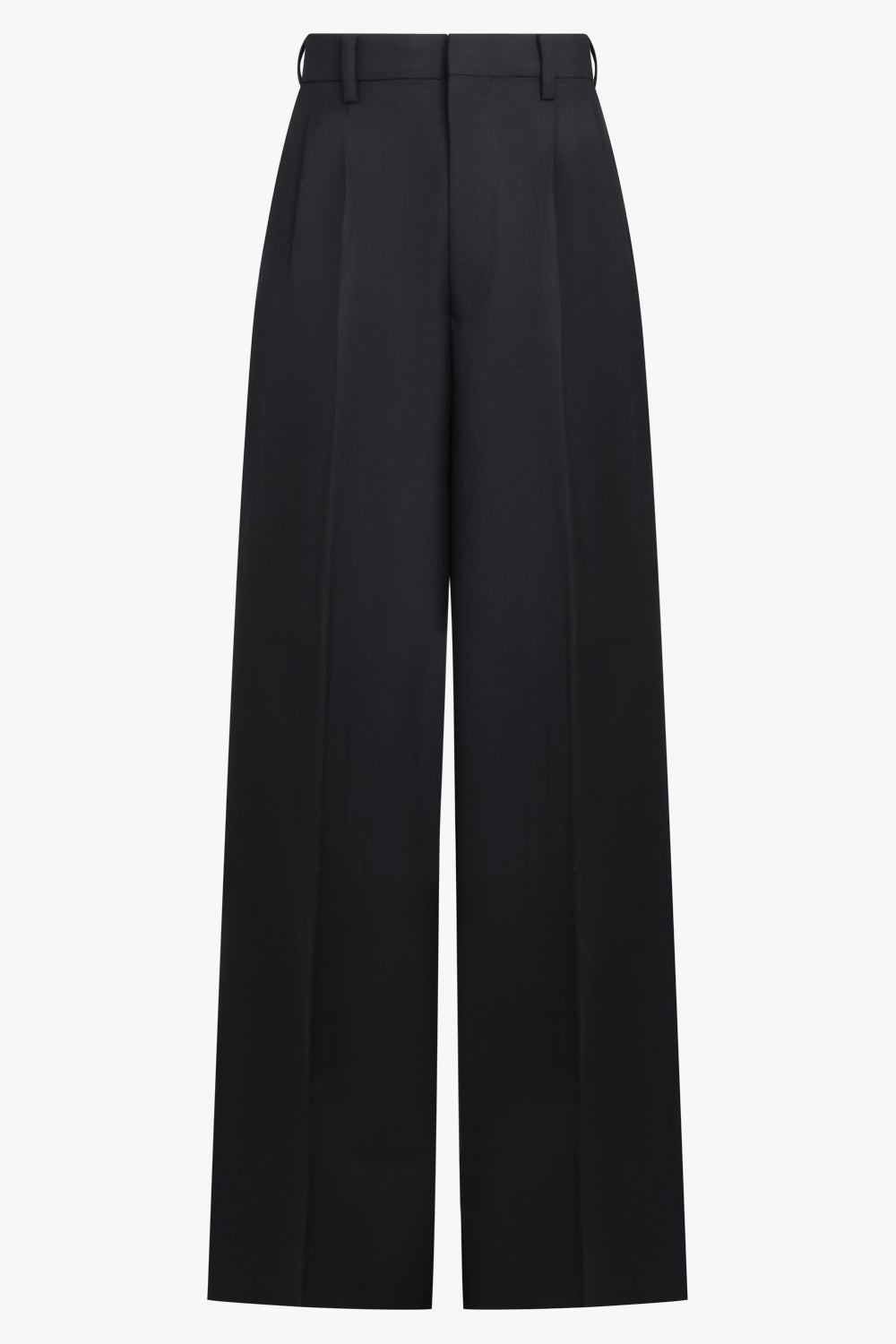 Wide Leg Pleat Front Pant | Black – Parlour X