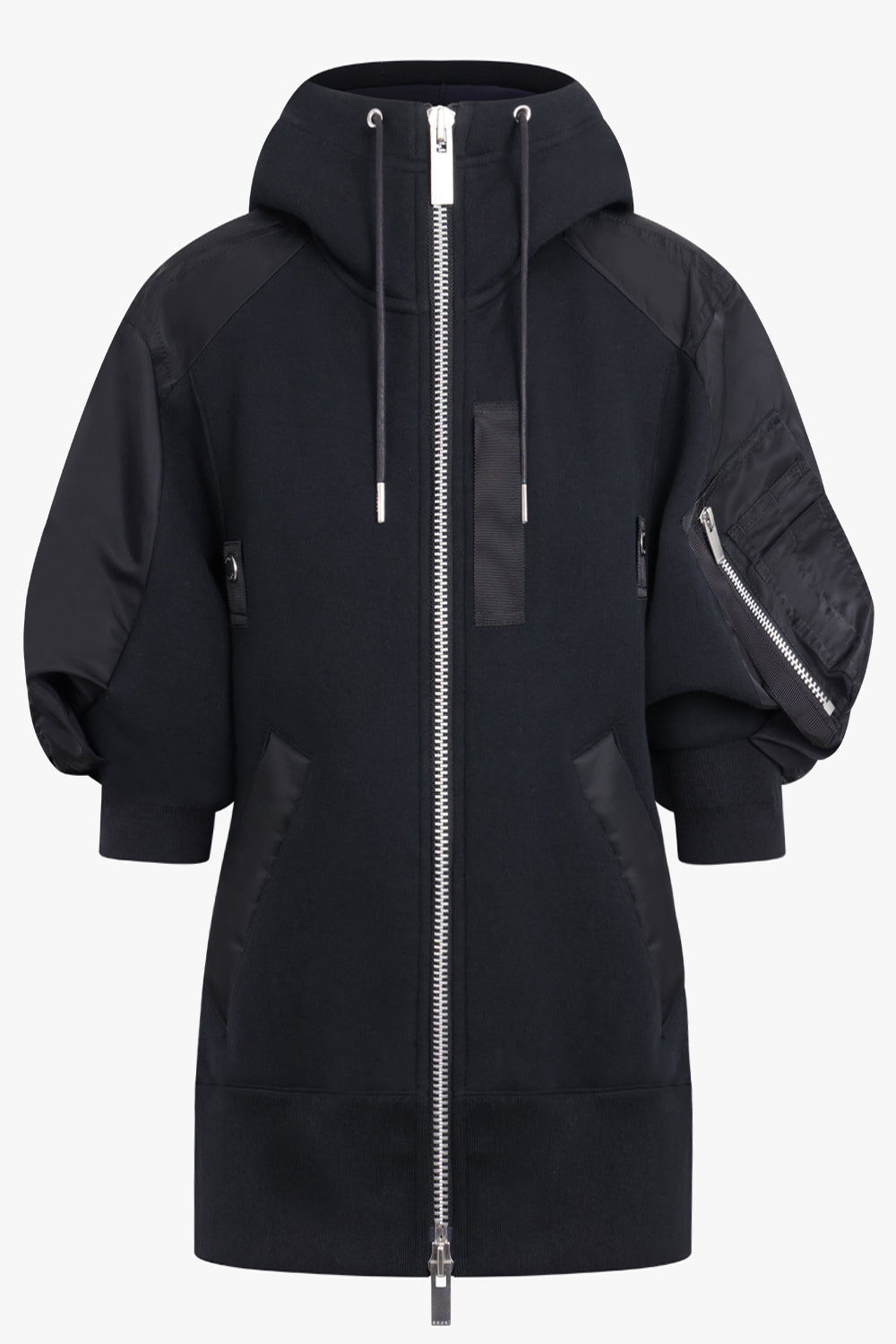 Sponge Sweat Pocket Detail Blouson | Black – Parlour X