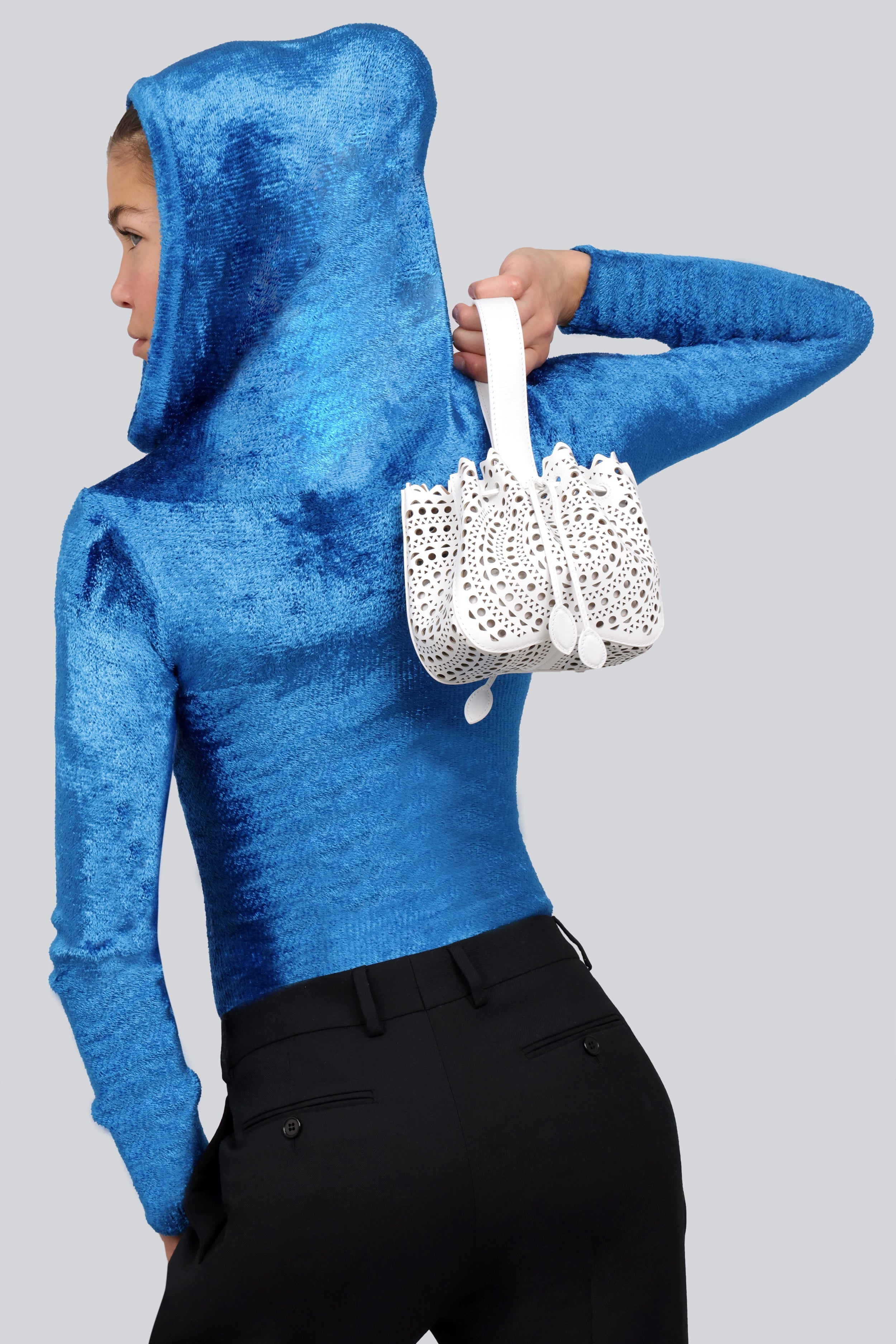 ALAIA ICONIC WRISTLET ROSE MARIE WHITE NEW SEASON PARLOUR X SYDNEY ...