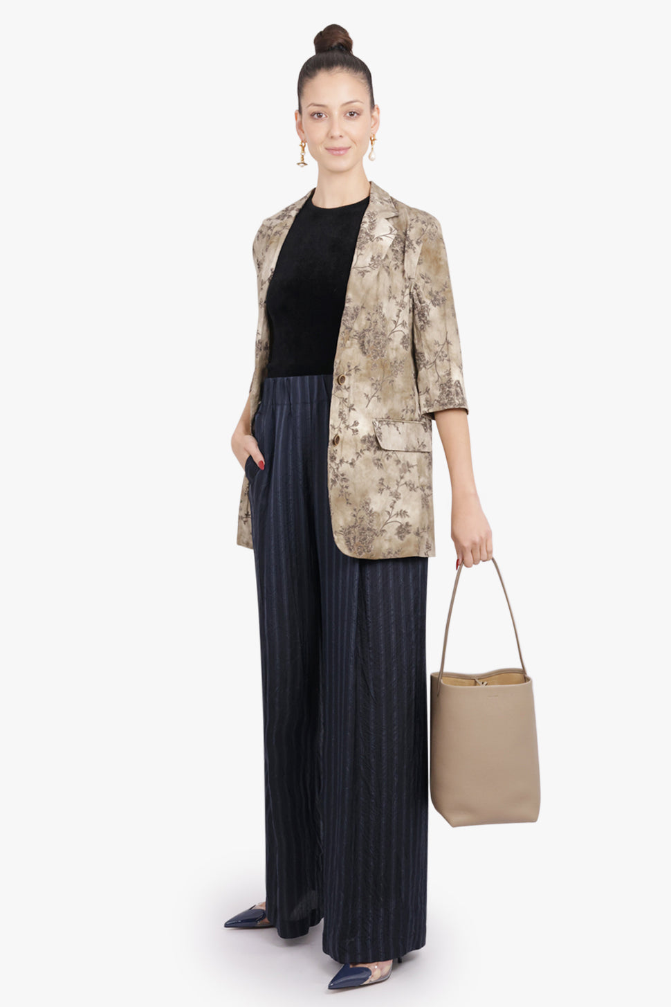 Medium N/S Park Tote Bag | Dark Taupe – Parlour X