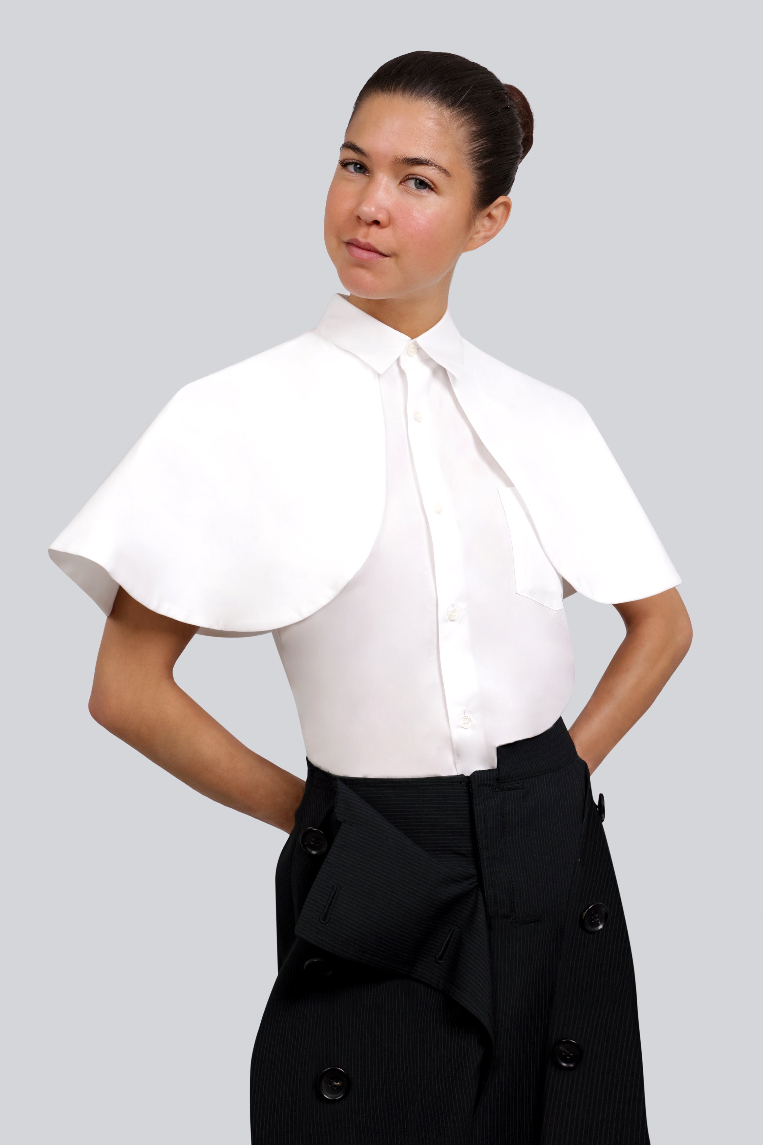 COMME DES GARCONS CAPE SHIRT WHITE NEW SEASON PARLOUR X ONLINE SYDNEY ...