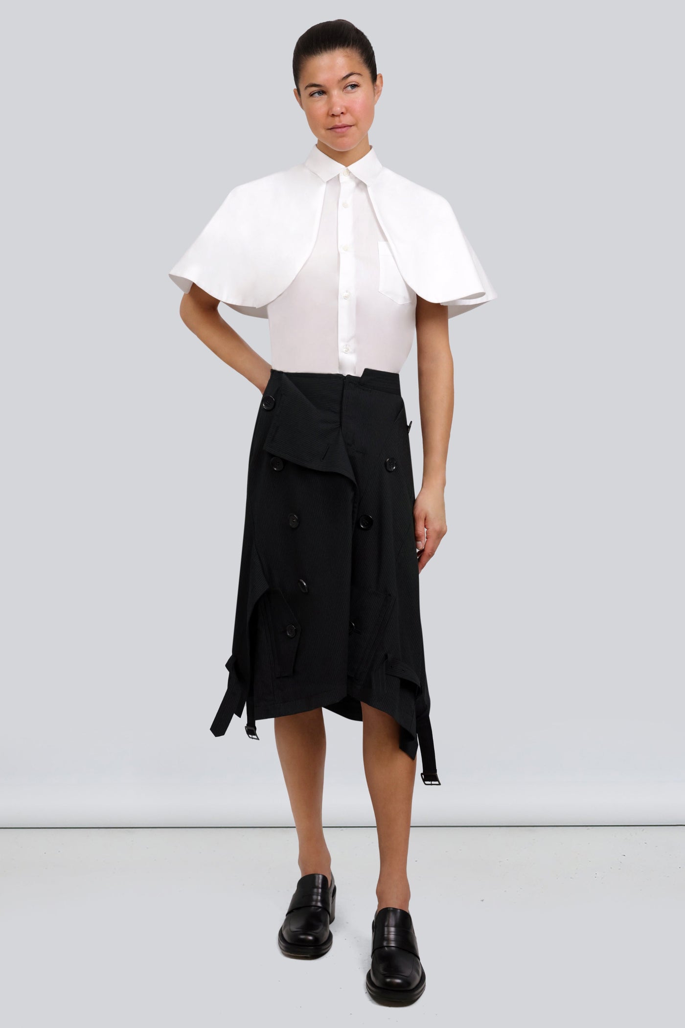 COMME DES GARCONS CAPE SHIRT WHITE NEW SEASON PARLOUR X ONLINE SYDNEY ...