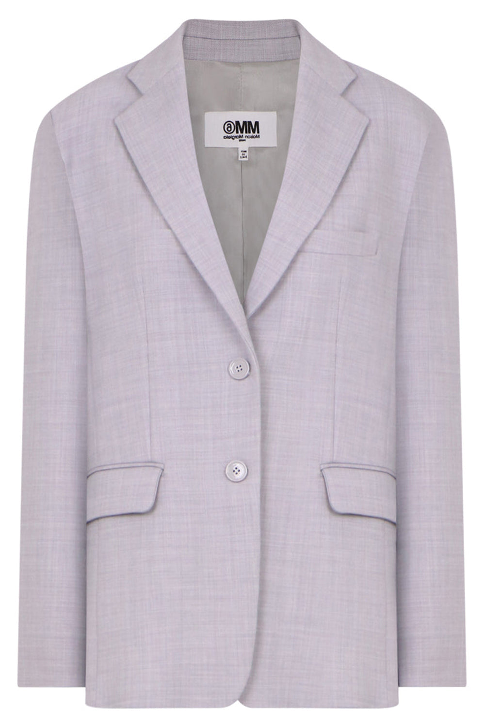 MM6 MAISON MARGIELA SPLIT SLEEVE JACKET | LIGHT GREY MELANGE SYDNEY ...
