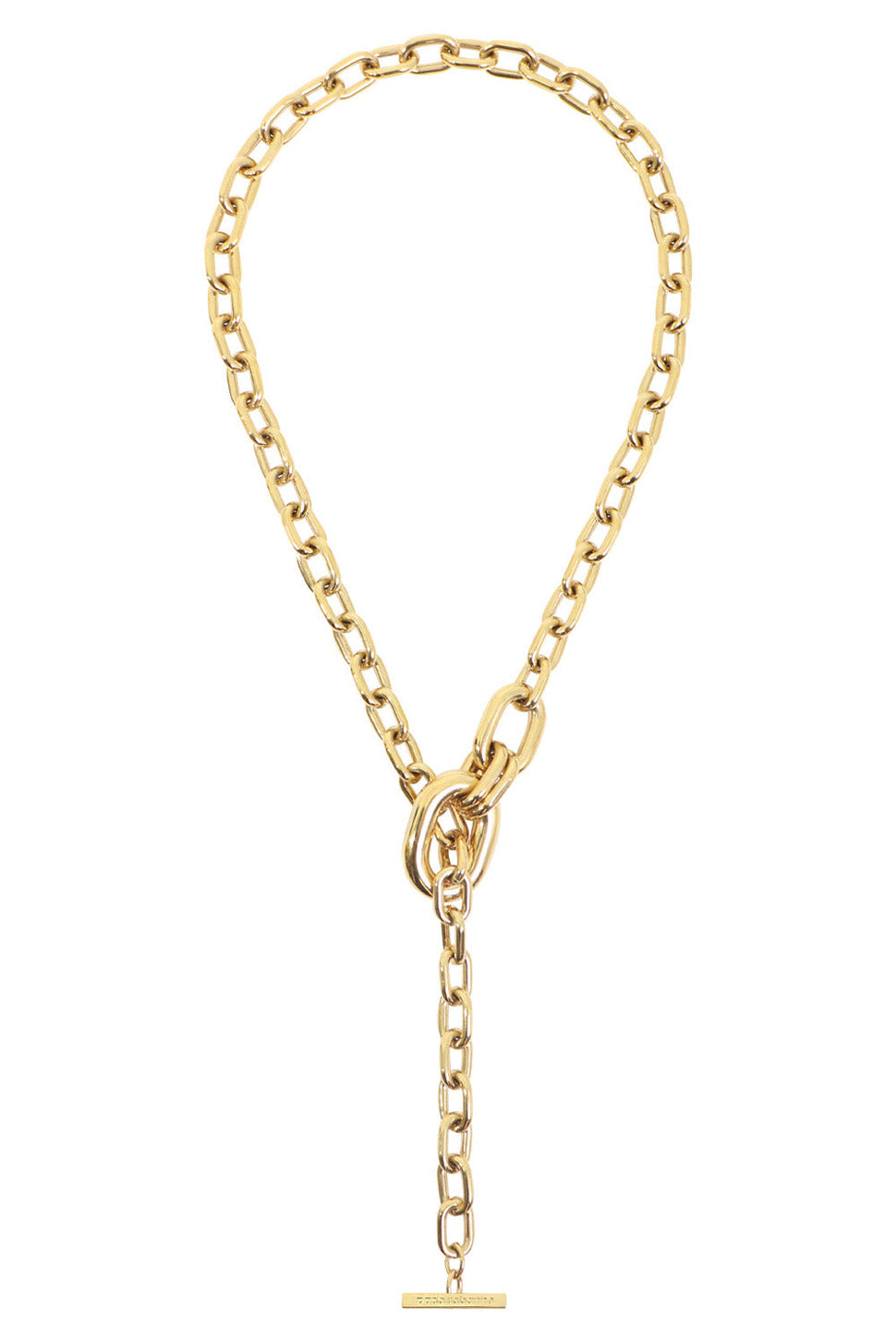 PACO RABANNE CHAIN LINK ADJUSTABLE PENDANT GOLD NEW SEASON ONLINE ...
