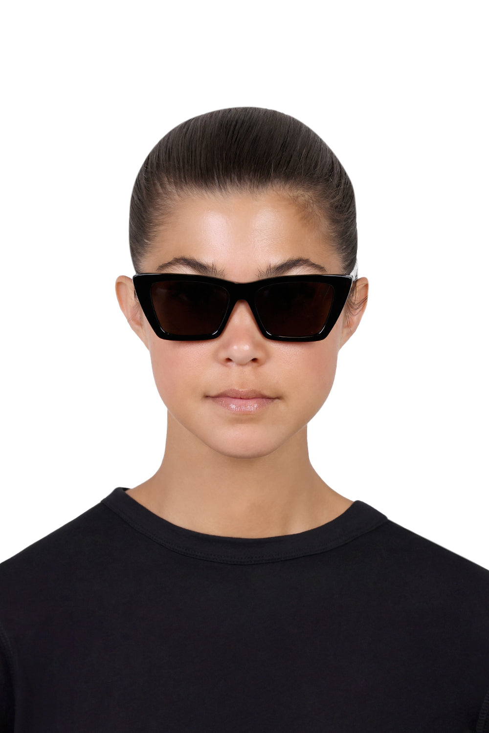 SAINT LAURENT MICA 276 SUNGLASSES SHINY BLACK NEW SEASON PARLOUR X ...