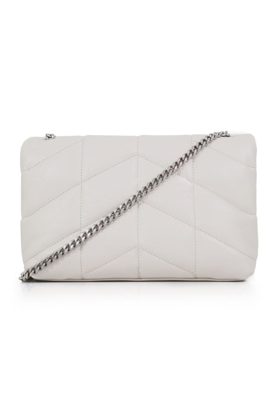 SAINT LAURENT LOULOU MINI PUFFER BAG CREMA SOFT NEW SEASON PARLOUR X ...
