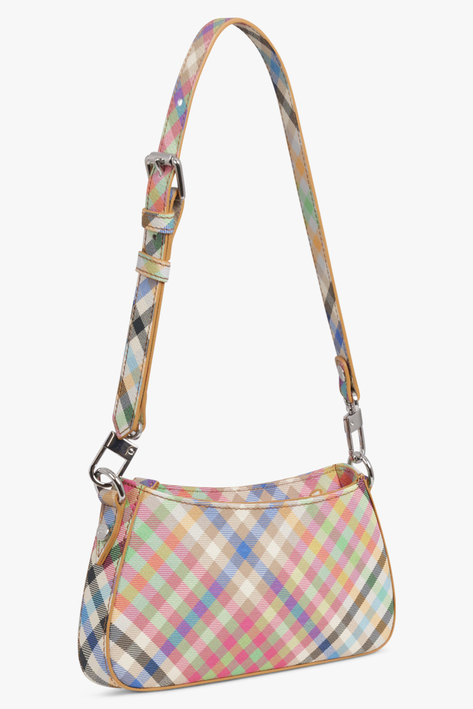 Heather Check Tasha Shoulder Bag | Multi – Parlour X